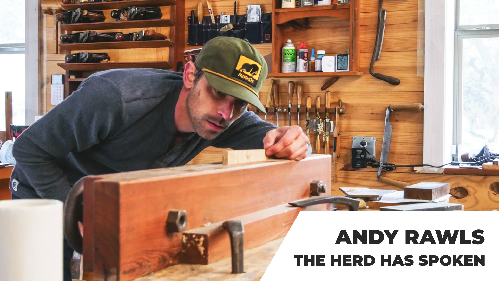 Andy Rawls on Woodworking and Staying Motivated in the State of Now. E – MuskOx Flannels