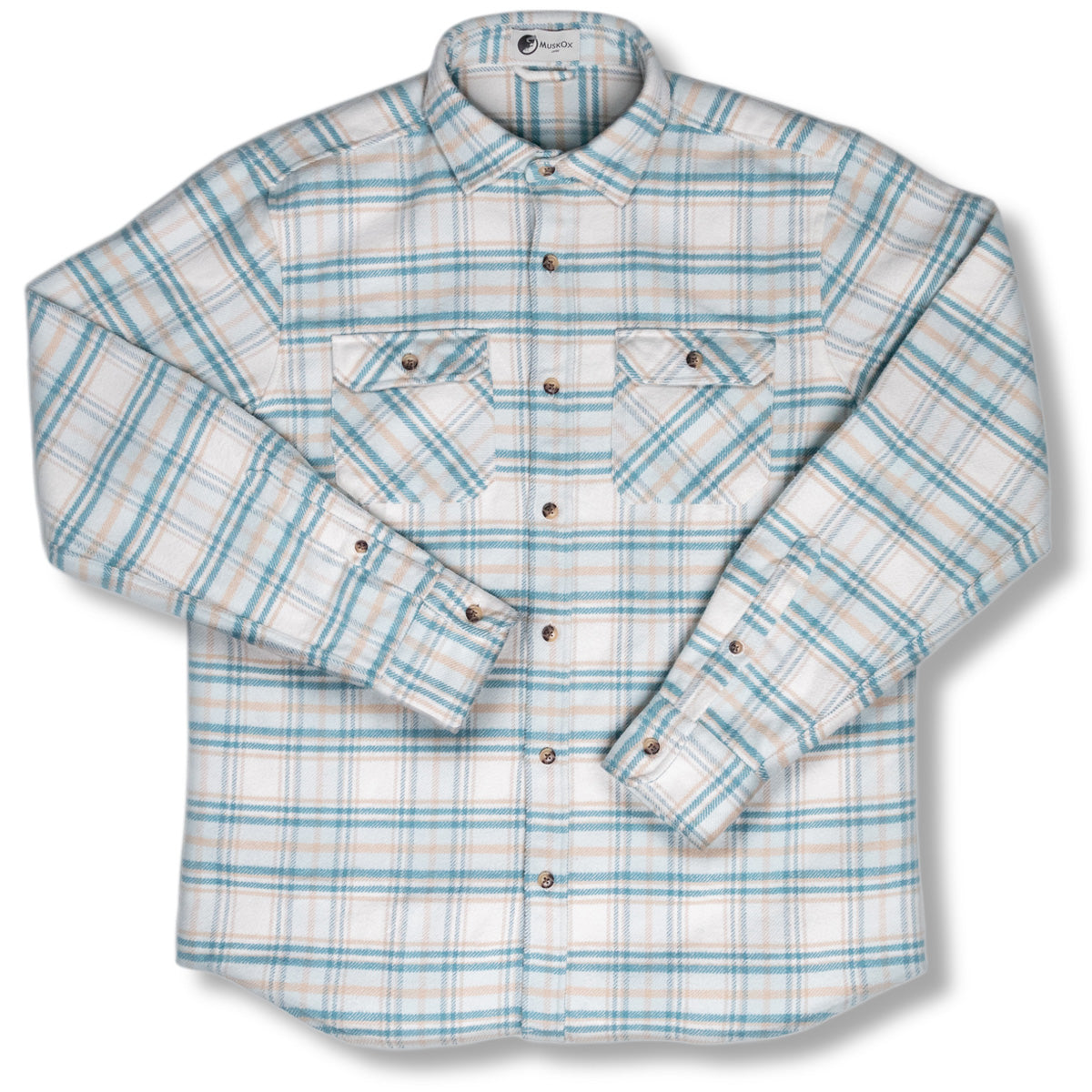 Grand Flannel, Coastline Plaid – MuskOx Flannels