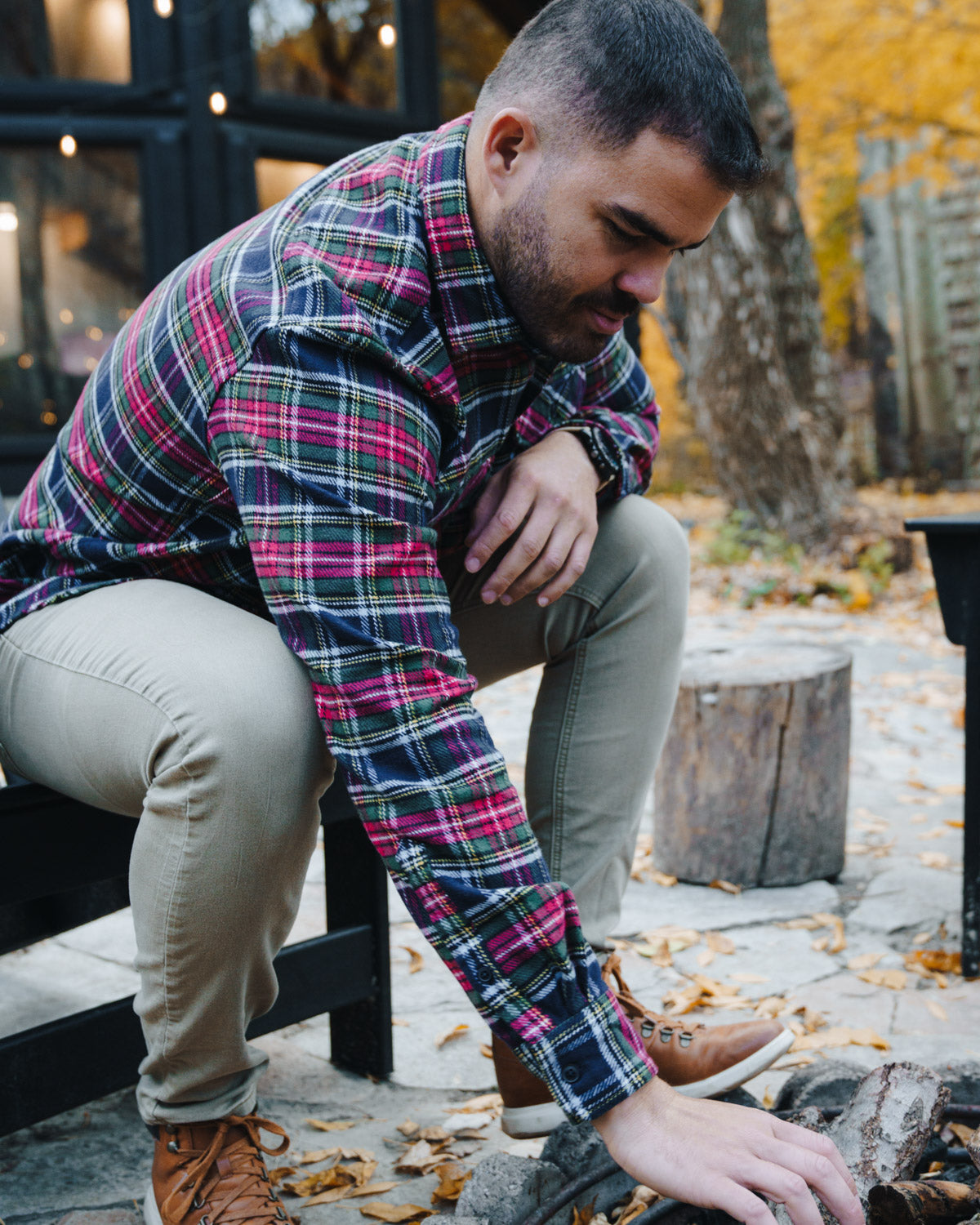 Soft Flannel Shirt for Men in 100% Cotton, Field Grand Flannel in ...