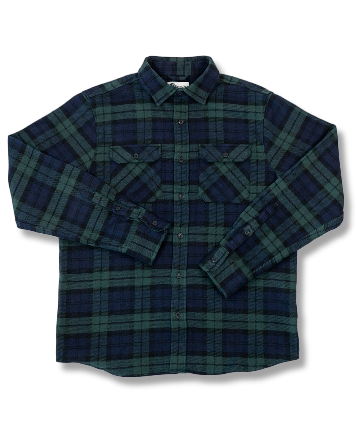 Soft Flannel Shirt for Men, Field Grand Flannel in Blue and Green ...