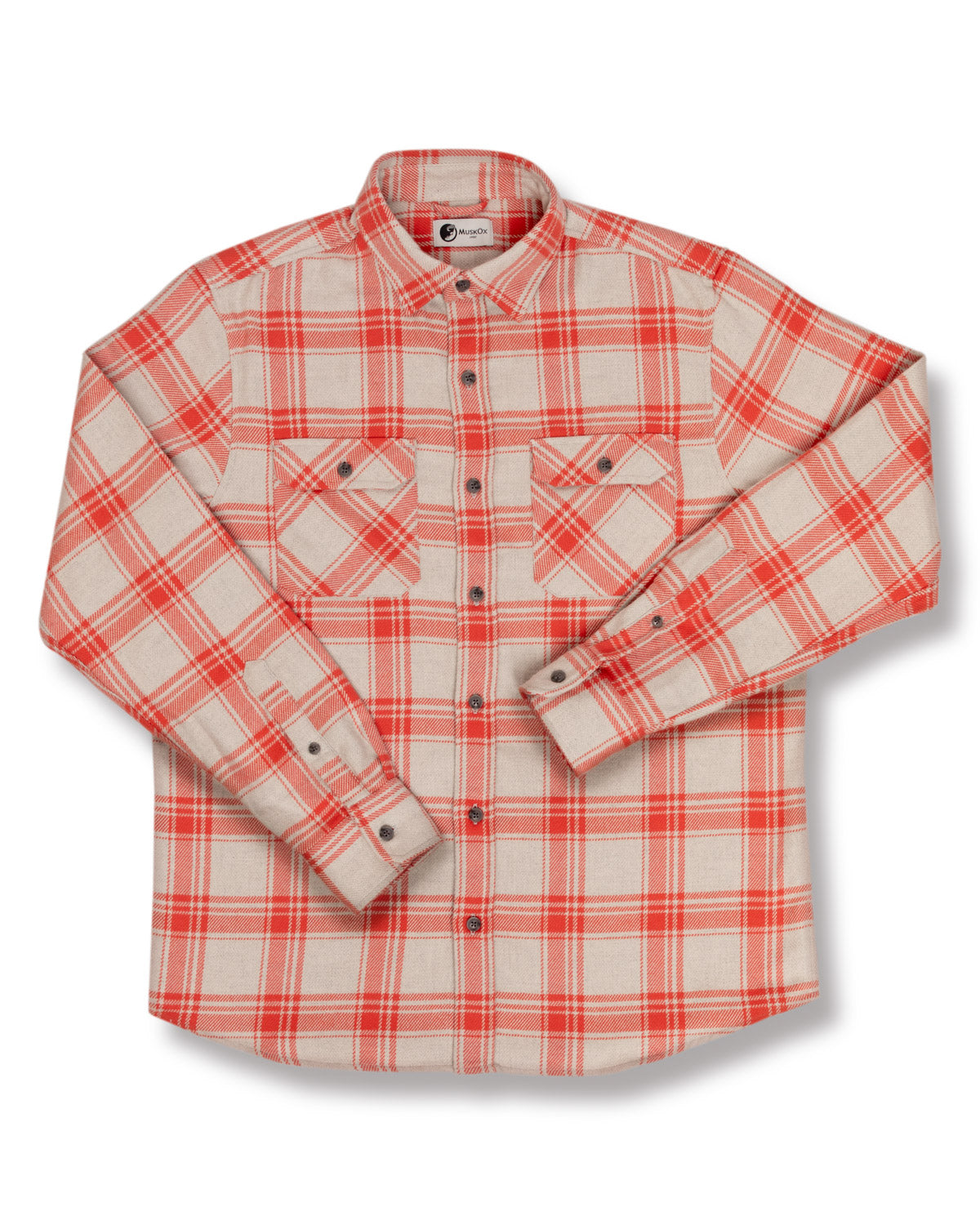 Soft Flannel Shirt for Men, Field Grand Flannel in Oatmeal Plaid ...
