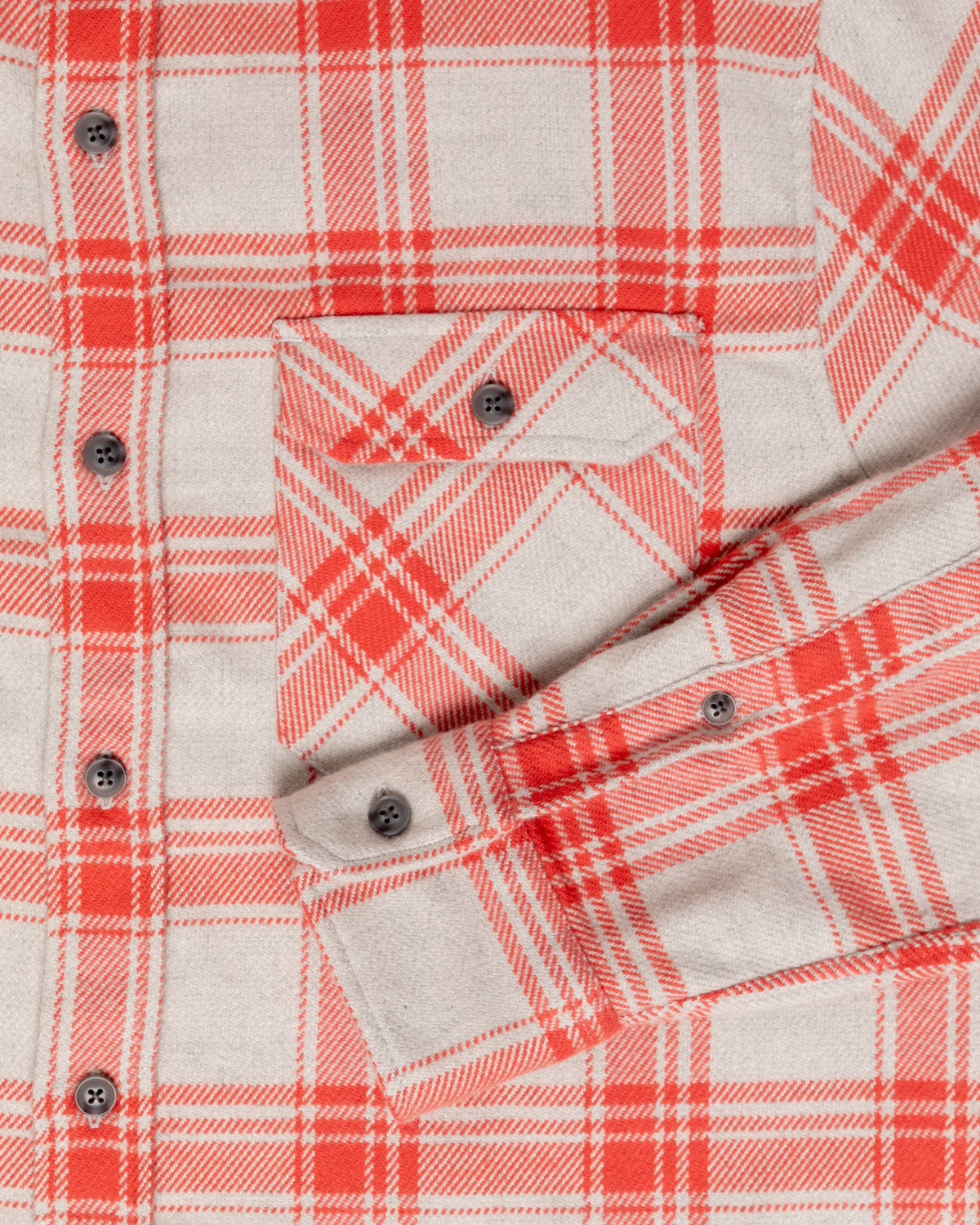 Soft Flannel Shirt for Men, Field Grand Flannel in Oatmeal Plaid ...