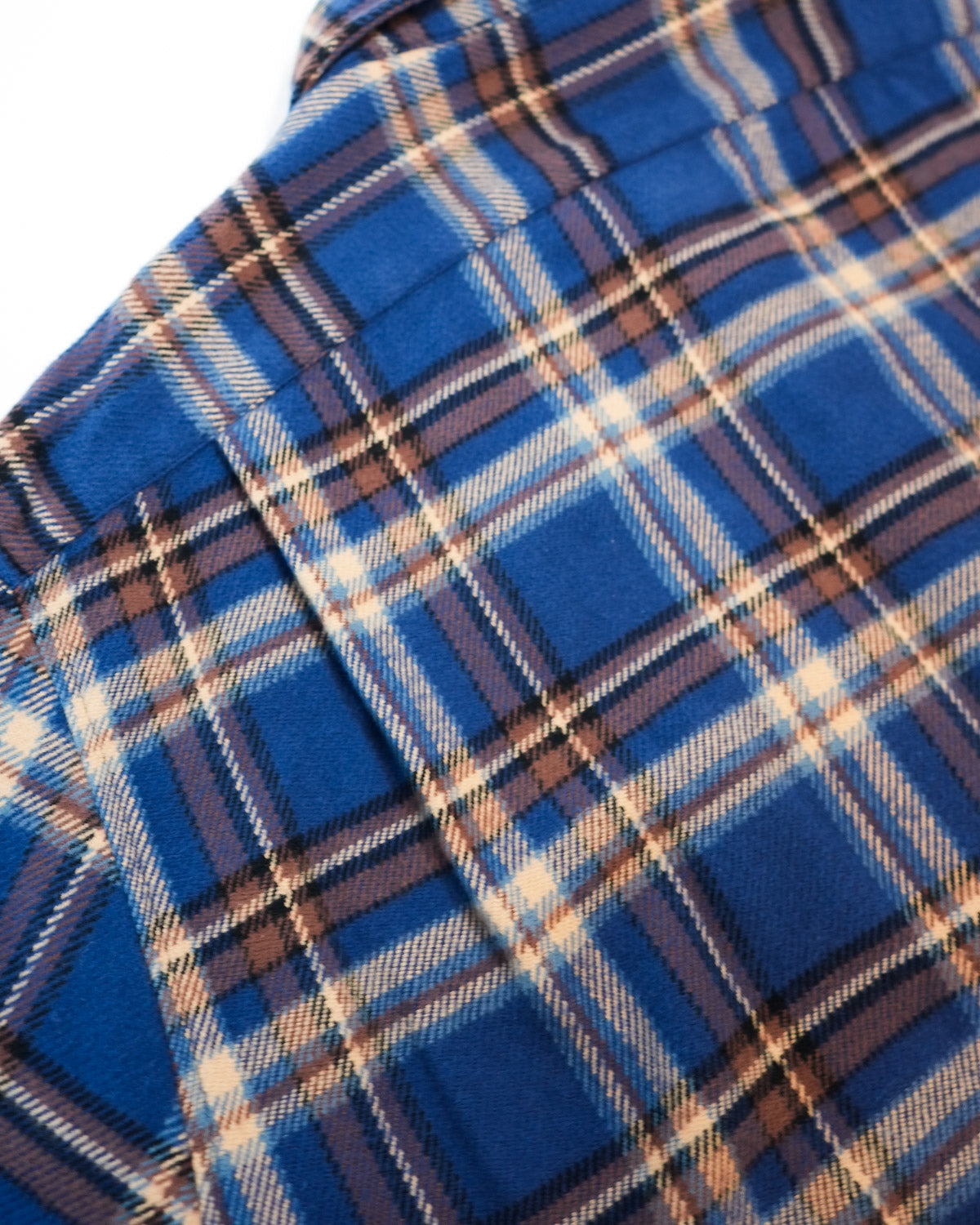 Soft Flannel Shirt for Men in 100% Cotton, Field Grand Flannel in Pecan ...