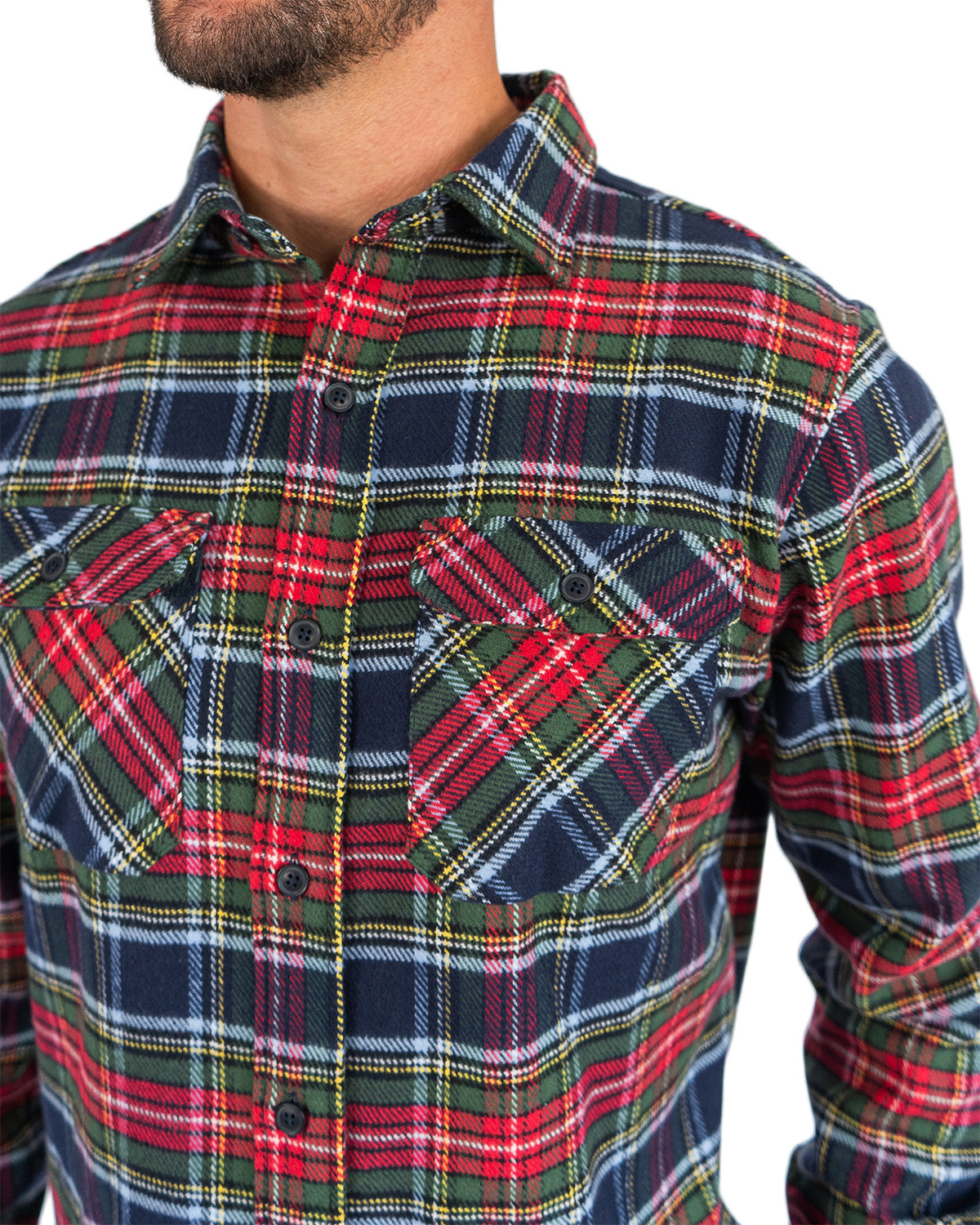Soft Flannel Shirt for Men in 100% Cotton, Field Grand Flannel in ...