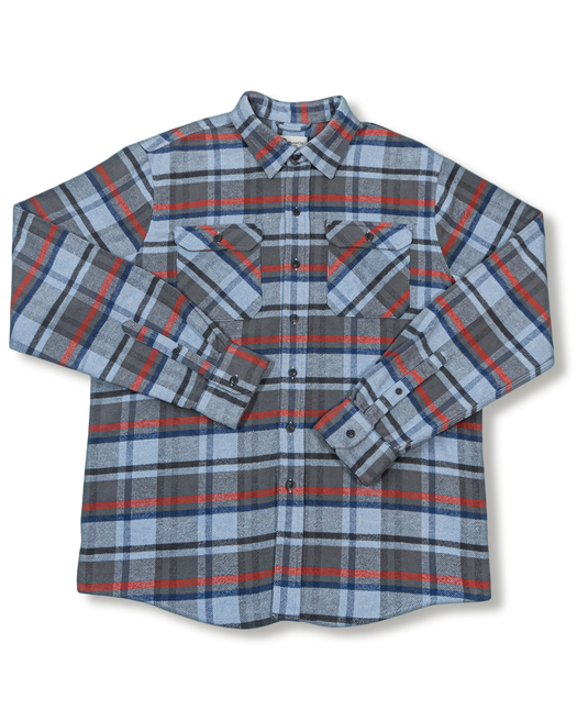 Soft Flannel Shirt for Men in 100% Cotton, The Grand Flannel in Blue ...
