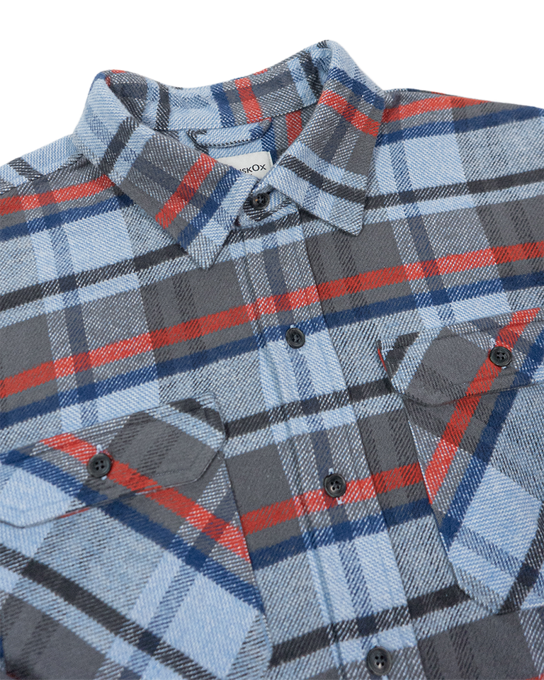 Soft Flannel Shirt for Men in 100% Cotton, The Grand Flannel in Blue ...