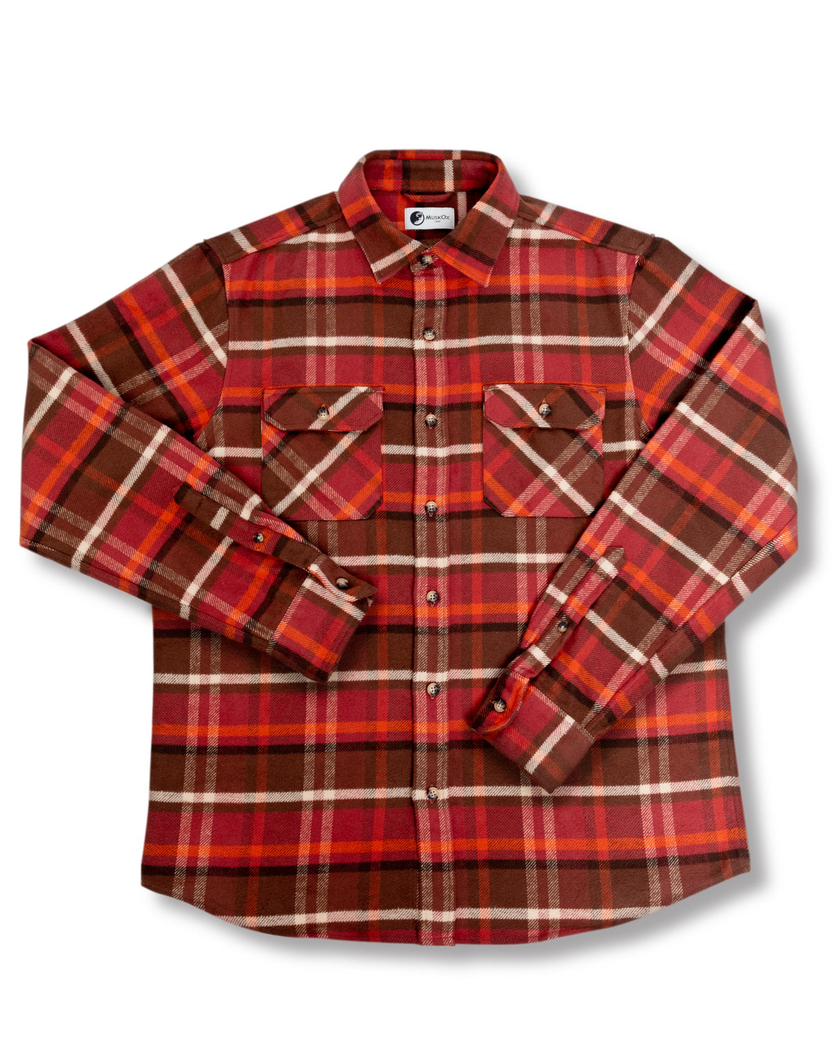 Soft Flannel Shirt for Men, 100% Cotton Grand Flannel, Fireside Plaid ...