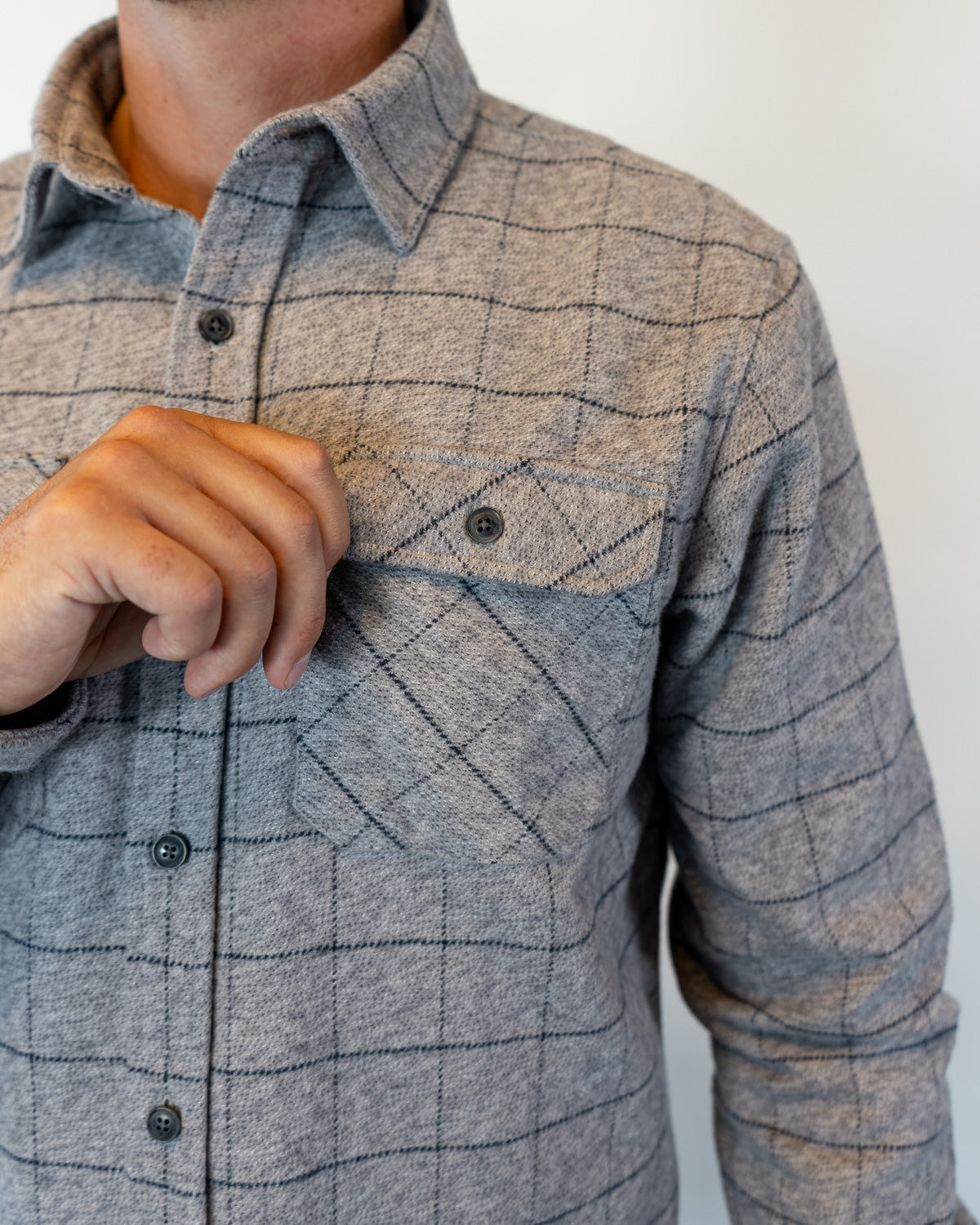 Soft Flannel Shirt for Men, Grand Flannel in Pewter Plaid – MuskOx Flannels