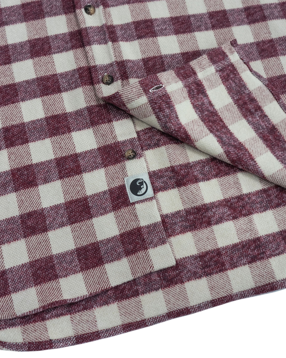 Soft Flannel Shirt for Men in 100% Cotton, The Grand Flannel in Currant ...