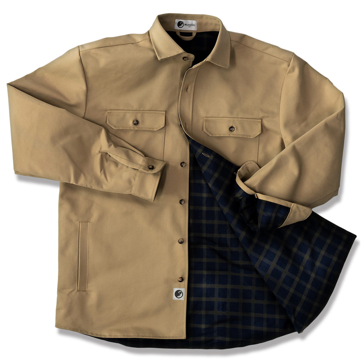 Lined Yukon Flannel Jacket, Heavyweight Cotton Flannel Jacket for Men ...