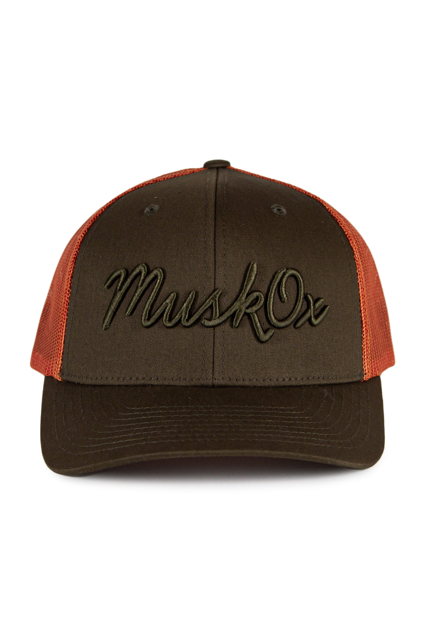 MuskOx Embroidered Trucker Hat, Rugged Trucker Hat by MuskOx Flannels